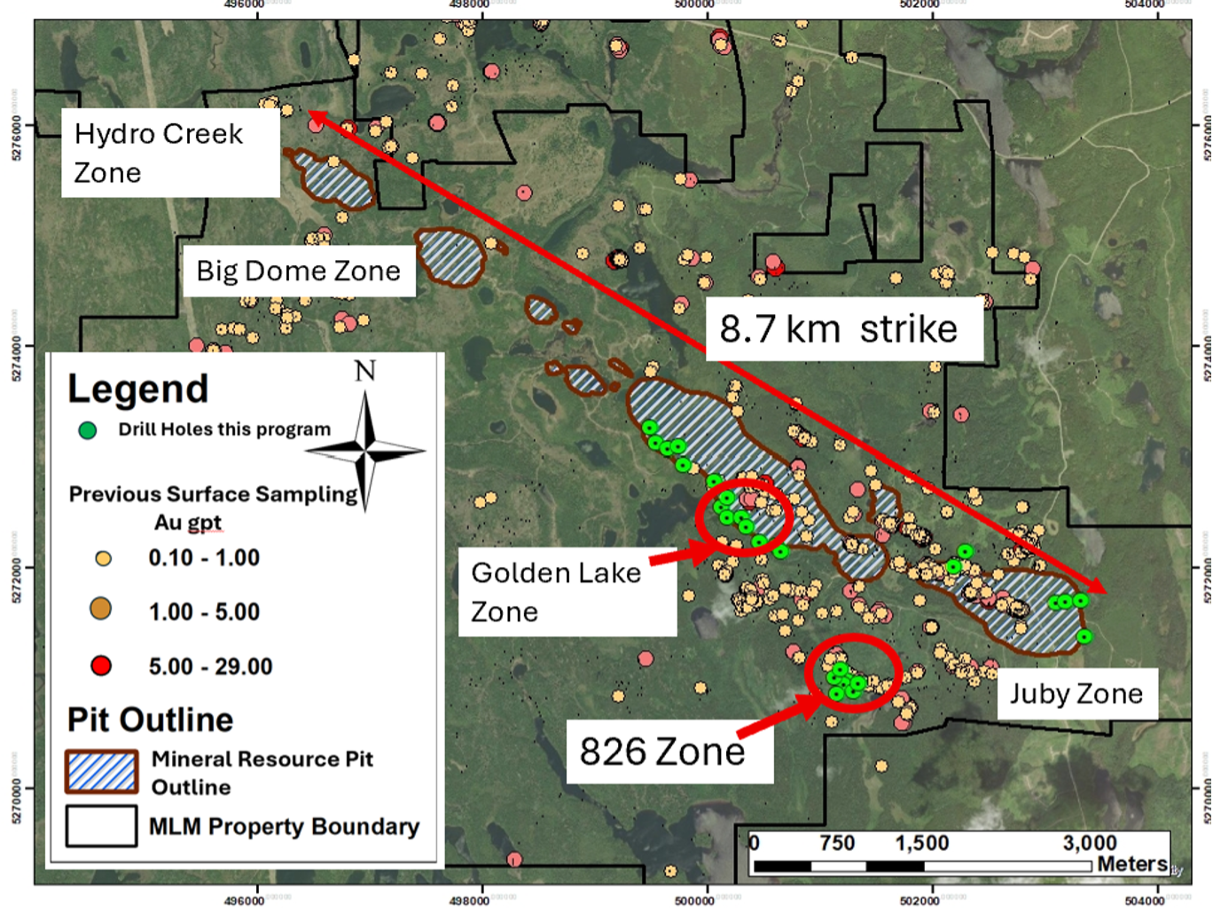 Drilling at Juby Gold Project Intersects 95.4 metres(m) at 1.36 g/t ...